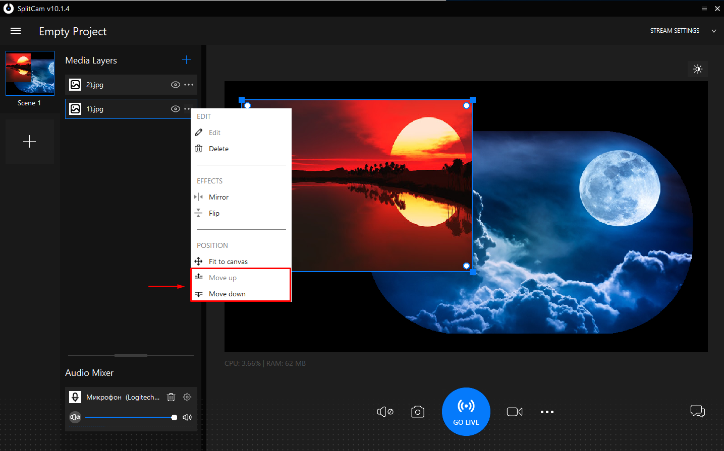 Layer management