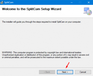 Install and configure SplitCam