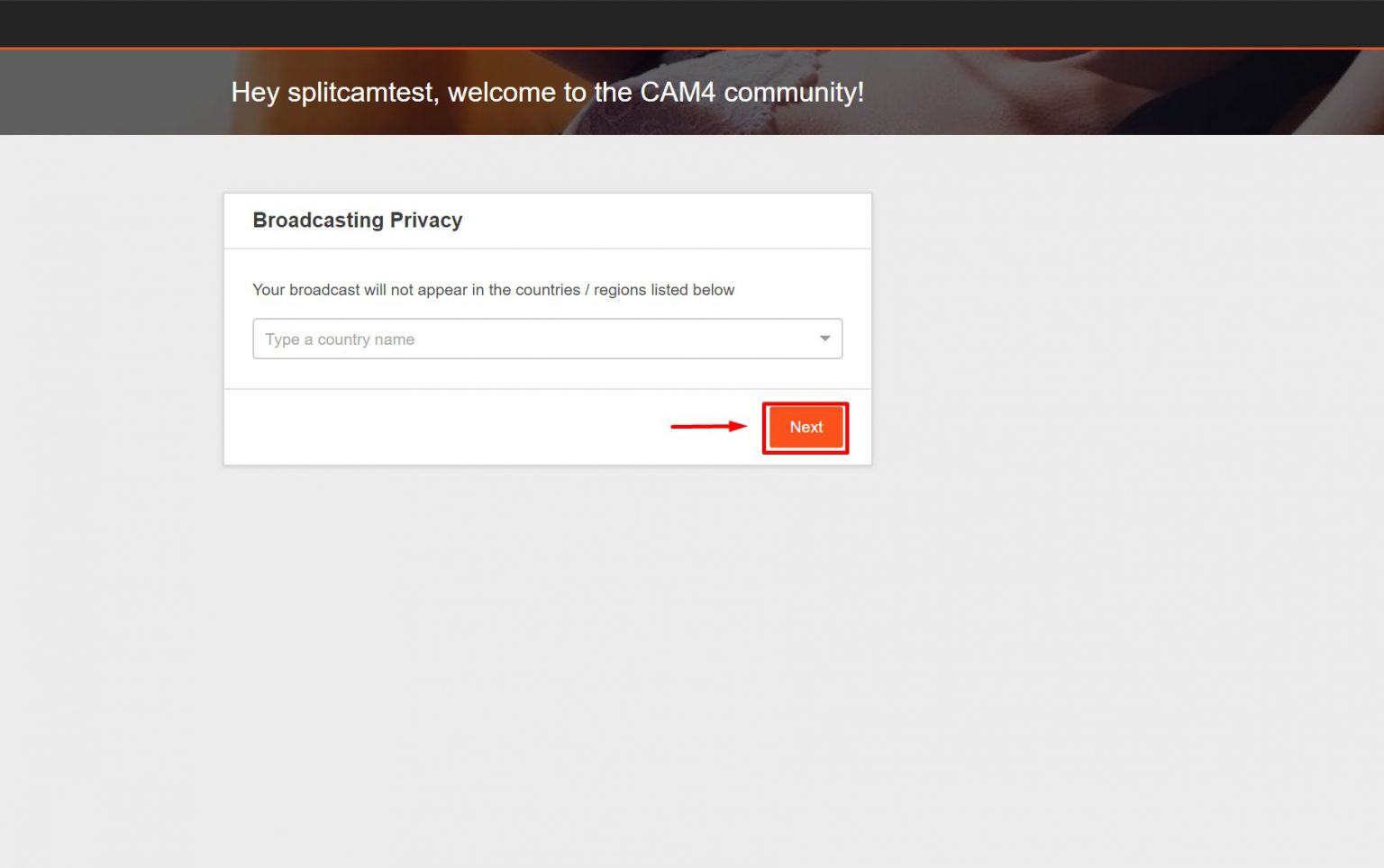 How to broadcast on Cam4