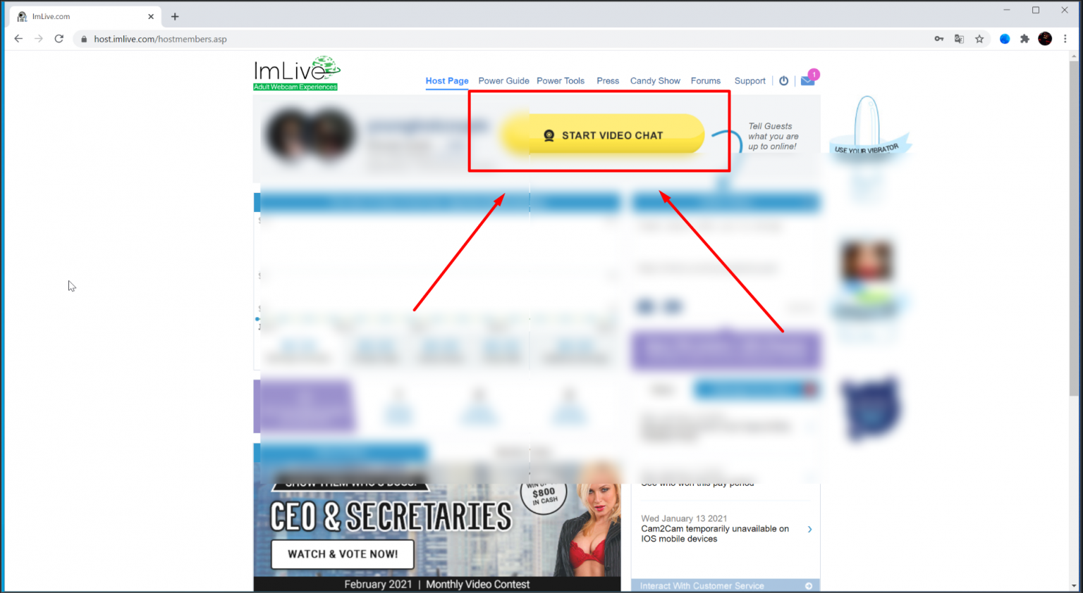 How to stream on ImLive